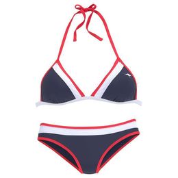 Kangaroos Set: Triangel-Bikini 'Energy' blau Gr. 32 Cup A/B. Mit Logodruck. Ohne B&uuml;gel