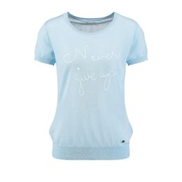 Key Largo Pullover 'Strength' Damen Gr&ouml;&szlig;e L hellblau / wei&szlig;