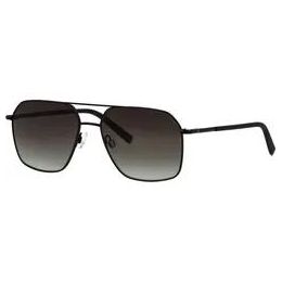 HUMPHREY&acute;S eyewear Sonnenbrille HUMPHREY ́S EYEWEAR "Modell 586150", Herren, schwarz, matt, Sonnenbrillen Sonnenbrille, Form Panto, Logoschriftzug auf B&uuml;gel, Metallfassung
