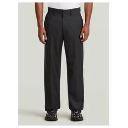 G-Star Raw Chinohose G-STAR "Modson Straight Chino", Herren, Gr. 34, L&auml;nge 32, dk schwarz, Obermaterial: 50% Polyester, 50% Wolle, Hosen Chinohose