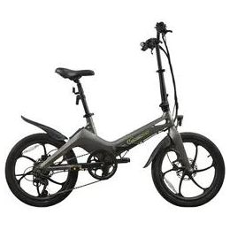 E-Bike SACHSENRAD "F11 Pro MagPuma mit Transporttasche" Gr. 35,5, anthrazit, Elektrofahrr&auml;der, 35,5cm, 20 Zoll (50,80cm), mit Transporttasche, R&uuml;ckspiegel, gefederte Sattelst&uuml;tze
