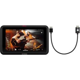 Atomos Ninja RAW 5" HDR Monitor + 4k Locking Full to Full HDMI 30cm