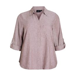 ZIZZI Bluse 'VLina' Damen Gr&ouml;&szlig;e 7XL/8XL braun