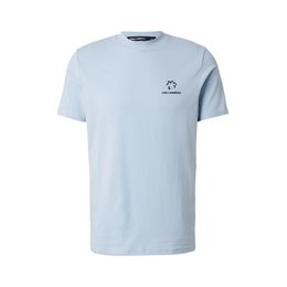 K by KARL LAGERFELD Karl Lagerfeld T-Shirt Herren Gr&ouml;&szlig;e XL pastellblau / schwarz