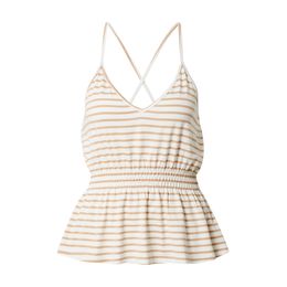 ABOUT YOU Top 'Leila' Damen Gr&ouml;&szlig;e L beige / dunkelbeige