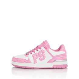 Plein Sport Sneakers 'Cocco' Herren Gr&ouml;&szlig;e 48 rosa / wei&szlig;
