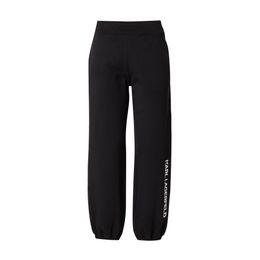 K by KARL LAGERFELD Karl Lagerfeld Hose Damen Gr&ouml;&szlig;e 38 schwarz / wei&szlig;