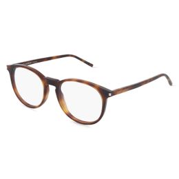 SAINT LAURENT SL 106 Brille Unisex | Fassung: Vollrand, Rund, Havanna