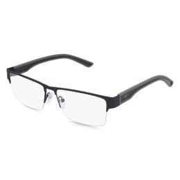 Emporio Armani EA1182 Brille Herren | Fassung: Halbrand, Eckig, Schwarz Matt