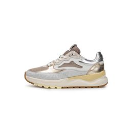 Floris van Bommel Sneaker 'Treni 01' Damen Gr&ouml;&szlig;e 38.5 camel / gold / silber / wei&szlig;
