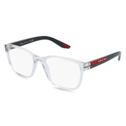 Prada PS 06PV Brille Herren | Fassung: Vollrand, Quadratisch, Kristall Transparent