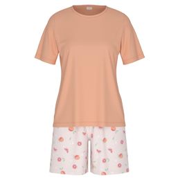 Mey Pyjama 'Grapefruit' Damen Gr&ouml;&szlig;e S orange Winterkleid