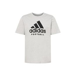 adidas Sportswear Sportshirt Herren Gr&ouml;&szlig;e M graumeliert / schwarz