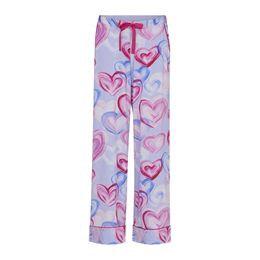 Cyberjammies Pyjamahose 'Chloe' Damen Gr&ouml;&szlig;e XL hellblau / rosa / magenta / wei&szlig; Winterkleid