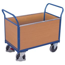 VARIOfit Vierwandwagen 400 kg Traglast Typ S + EasySTOP - Enzianblau