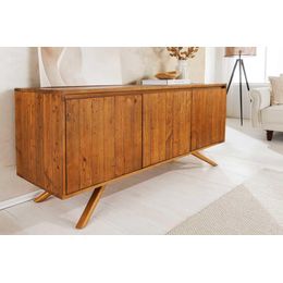 Riess Ambiente Massives Sideboard FINCA 150cm vintage braun recyceltes Pinienholz Riess-Ambiente