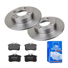 ATE Bremsensatz-Hinterachse IJF141DVW1 Bremsensatz, Scheibenbremse hinten rechts links voll 232mm f&uuml;r SKODA SEAT VAG 1J0698451B 1J0698451 1J0698451P