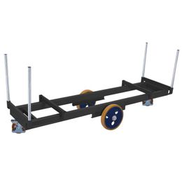 VARIOfit Langmaterialwagen mit 4 Rungen (PO) - Anthrazitgrau