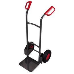 VARIOfit Stahlrohr-Sackkarre 200 kg Luftbereifung - Anthrazitgrau