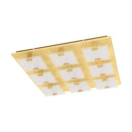 Eglo Leuchten Eglo VICARO Deckenleuchte LED Gold, 9-flammig