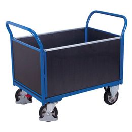 VARIOfit Vierwandwagen 1000 kg Typ M + EasySTOP - Enzianblau