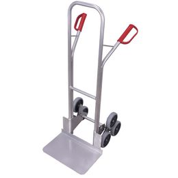 VARIOfit Alu-Treppenkarre 200 kg mit gro&szlig;er Schaufel (VG) - Silber