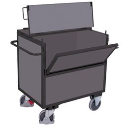 VARIOfit Kastenwagen mit Deckel Typ M - Anthrazitgrau