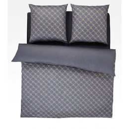 JOOP! Wendebettw&auml;sche Cornflower Gradiant, Anthrazit, Textil, Graphik, 200x200 cm, Oeko-Tex&reg; Standard 100, pflegeleicht, schadstoffgepr&uuml;ft, edel gl&auml;nzend, dicht gewebtes Garn, Schlaftextilien, Bettw&auml;sche, Bettw&auml;sche, Wendebettw&auml;sche