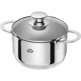 Bsf Bratentopf Bsf Bordeaux, Silber, Metall, Glas, 1,5 L, rund, Messskala, Kochen, T&ouml;pfe, Br&auml;ter