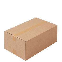 20 x Faltkarton 520 x 330 x 180 mm &ndash; braun, 1-wellig, bis 40 kg belastbar, Fefco 0201