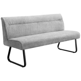 Stylife Sitzbank, Grau, Metall, Textil, 1-Sitzer, 160x86x61 cm, Bsci, Esszimmer, B&auml;nke, Sitzb&auml;nke