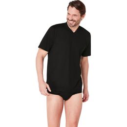 Herren Shirt schwarz + grau-meliert + marine Gr&ouml;&szlig;e 8