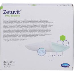 Zetuvit Plus Silicone steril 20x20 cm 10 St