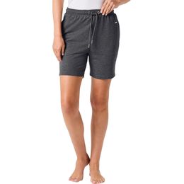 feel good Damen Hose kurz anthrazit-meliert-wei&szlig; Gr&ouml;&szlig;e 52/54
