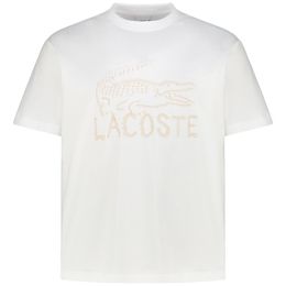 Gro&szlig;e Gr&ouml;&szlig;en Lacoste T-Shirt aus Biobaumwolle Farbe wei&szlig; Gr&ouml;&szlig;e: 3XL