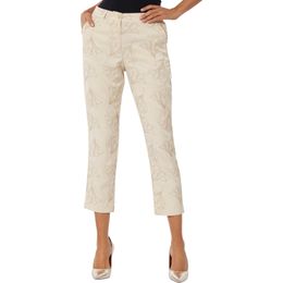 CR&Eacute;ATION L Damen 7/8-Hose mit r&uuml;ckw&auml;rtigem Dehnbund sand Gr&ouml;&szlig;e 36