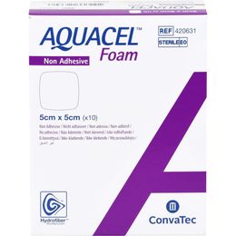kohlpharma Aquacel Foam nicht adh&auml;siv 5x5 cm Verband 10 St