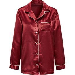 w&auml;schepur Damen Pyjama kirsche Gr&ouml;&szlig;e 40/42