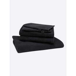 w&auml;schepur unisex 5-tlg. Frottier-Sparset schwarz Gr&ouml;&szlig;e 0 - 5-teiliges Sparset