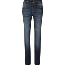 CR&Eacute;ATION L Damen Jeans mit Nieten an den Taschen dark blue Gr&ouml;&szlig;e 42