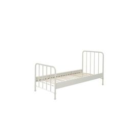58 aufm Kessel METALLBETT Kay 97x110x206 aus Metall in Wei&szlig; matt | Gr.: onesize