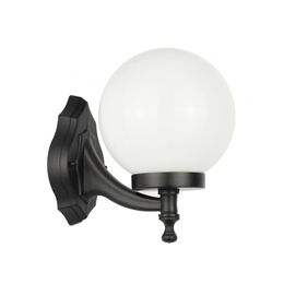 Licht-Erlebnisse Au&szlig;en Wandlampe (B)20 x (H)31.5 cm in Schwarz Wei&szlig;Schwarz Wei&szlig; | Gr.: onesize
