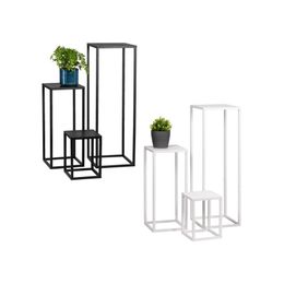 bremermann Blumenhocker 3er-Set ca. 30 x 30 x 90 cm (B/T/H) | Gr.: onesize