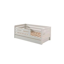 58 aufm Kessel JUNIORBETT Karie 144x56x70 aus Massivholz+MDF in Wei&szlig; | Gr.: onesize