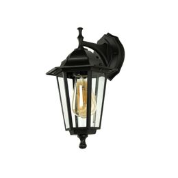 Licht-Erlebnisse Au&szlig;en Wandlampe (B)17 x (H)36 cm in SchwarzSchwarz | Gr.: onesize