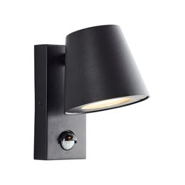 Brilliant Au&szlig;enlampe, Bewegungsmelder, GU10, Metall/Kunststoff, schwarz | Gr.: onesize