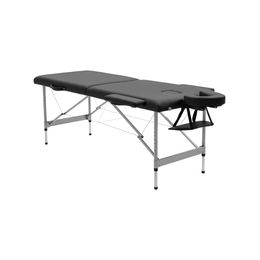 HOMCOM Massageliege-186L x 71B x 62-83H cm-Schwarz | Gr.: onesize