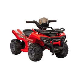 HOMCOM Elektro 6V Kinderquad 1,5-3 Jahre Rot | Gr.: onesize
