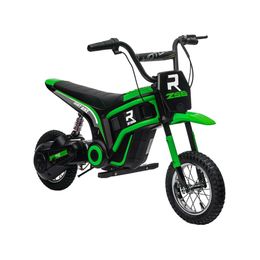 HOMCOM 24V 350W Motor Kinder Elektromotorrad Gr&uuml;n | Gr.: onesize