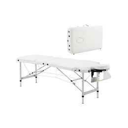 HOMCOM Massageliegen-215B x 81T x 61-84H cm-Wei&szlig; | Gr.: onesize